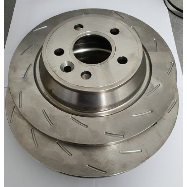 Ford Focus RS MK2 DPC Racing Grooved Rear Brake Discs