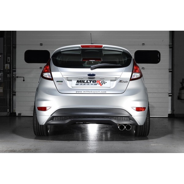 Milltek Sport Fiesta 1.0 Turbo EcoBoost Cat-back - Non Resonated (louder)